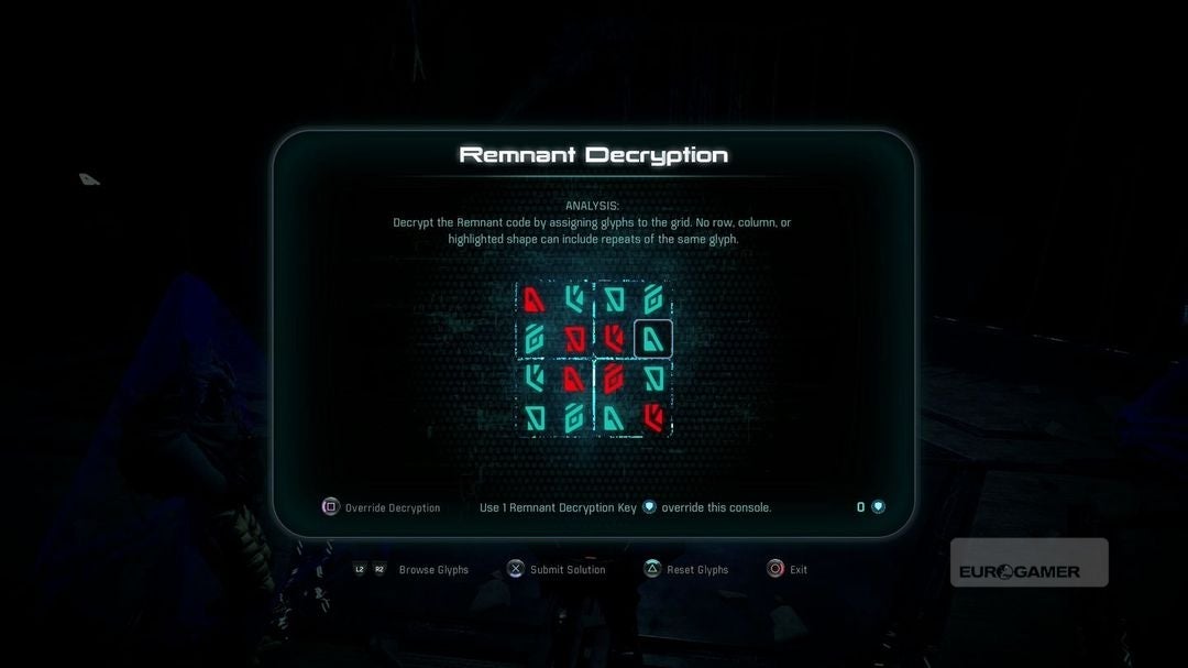 Mass Effect Andromeda Remnant Decryption Puzzle Solutions All 8231